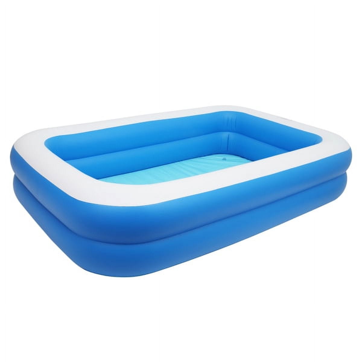102" x 70" x 22" Inflatable Swimming Pool - Wall Thickness 0.3mm Family ...