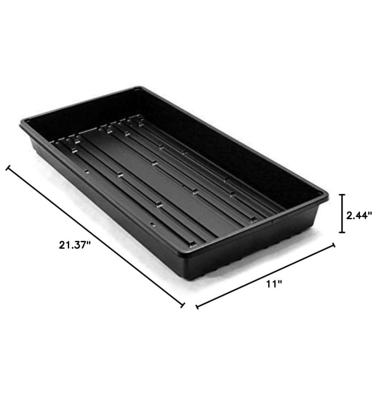 1020 Plant Trays, NO Holes, 75 Pack - Walmart.com
