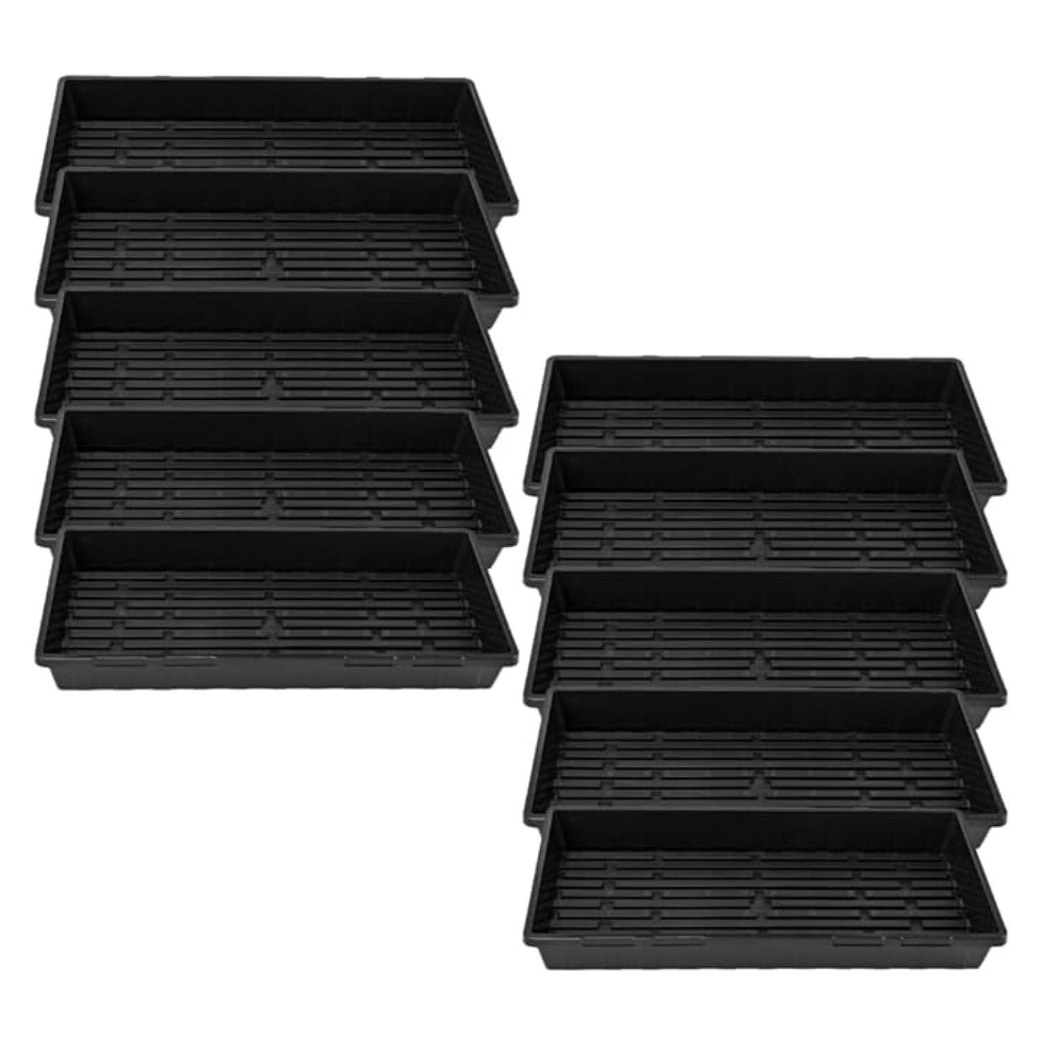 1020 Trays - Extra Strength No Holes, 10 Pack, for Propagation Seed ...