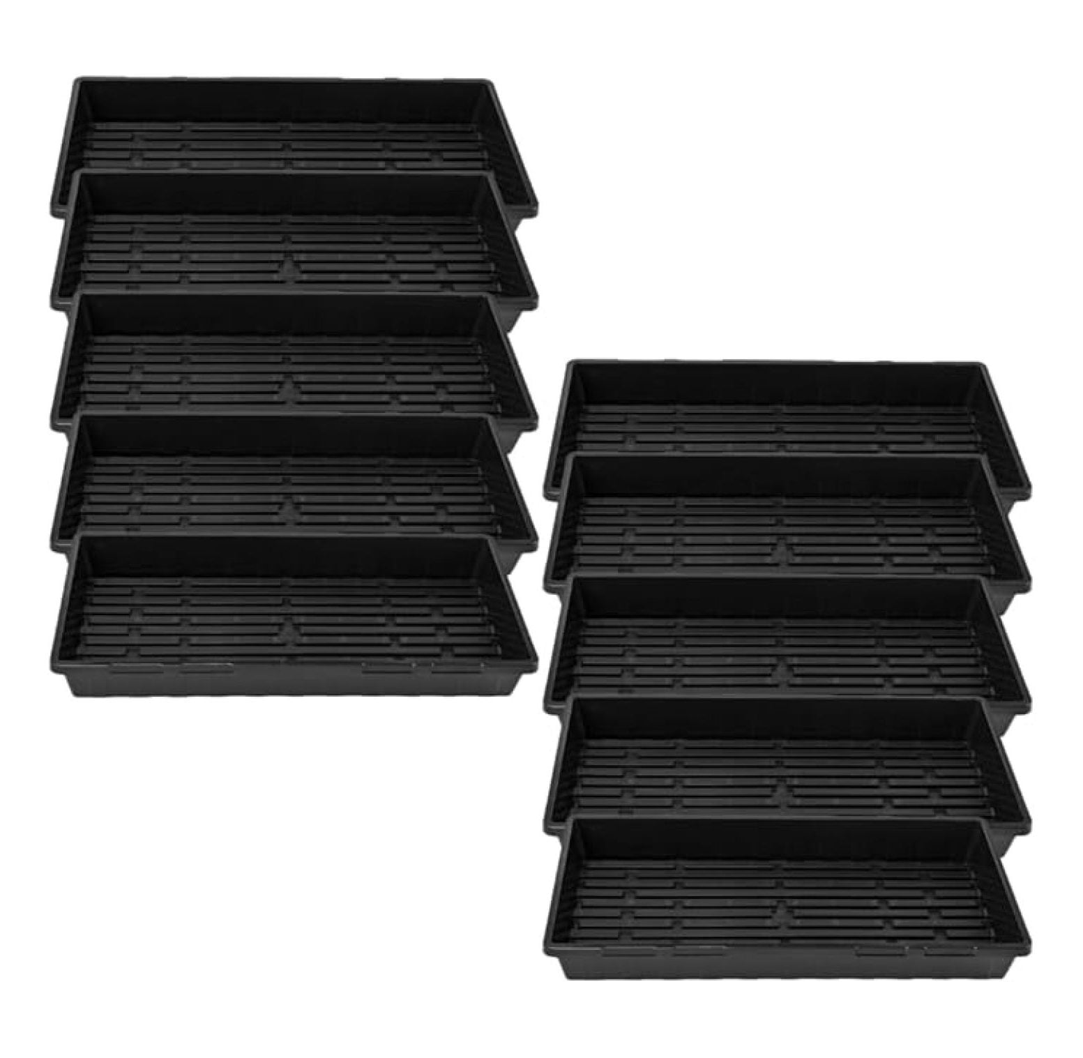 1020 Trays - Extra Strength No Holes, 10 Pack, for Propagation Seed ...