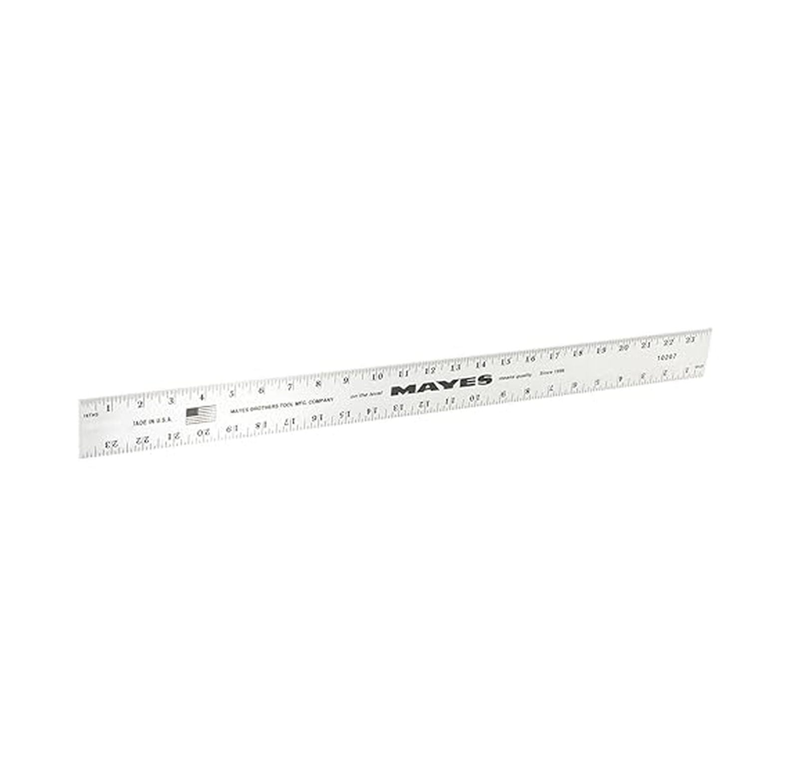 10207 24 Inch Straight Edge Aluminum Ruler, Heavy Duty 24 Inch Ruler ...