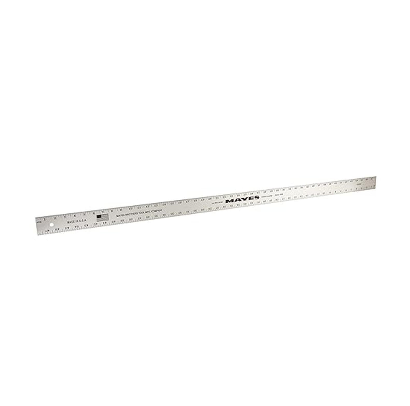10209 Inch Straight Edge Aluminum Ruler, Heavy Duty Inch Ruler with ...
