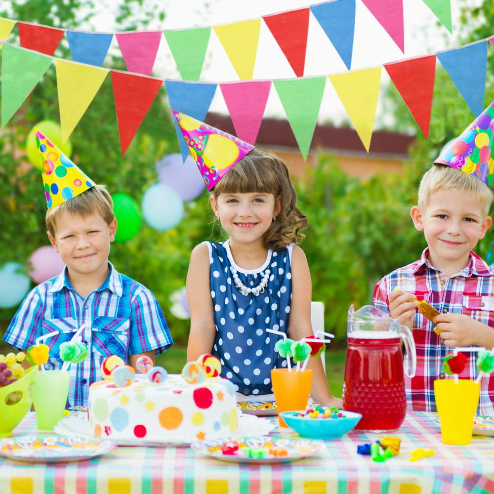 1020ft 720pcs Colorful Pennant Banner Flags Multicolor Bunting String ...