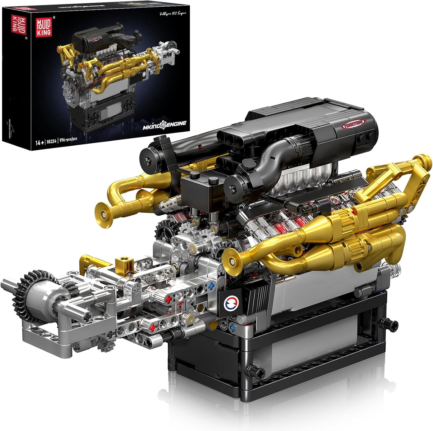 10224 V12 Engine Model that Works - Build Your Own V12 Engine Toy ...