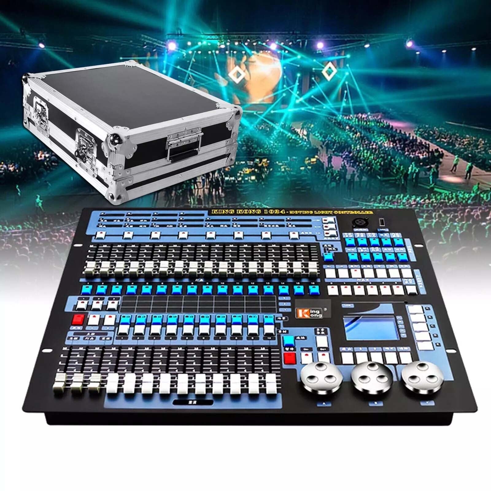 1024 DMX Stage Lighting controller DJ controller Equipment with Flight ...