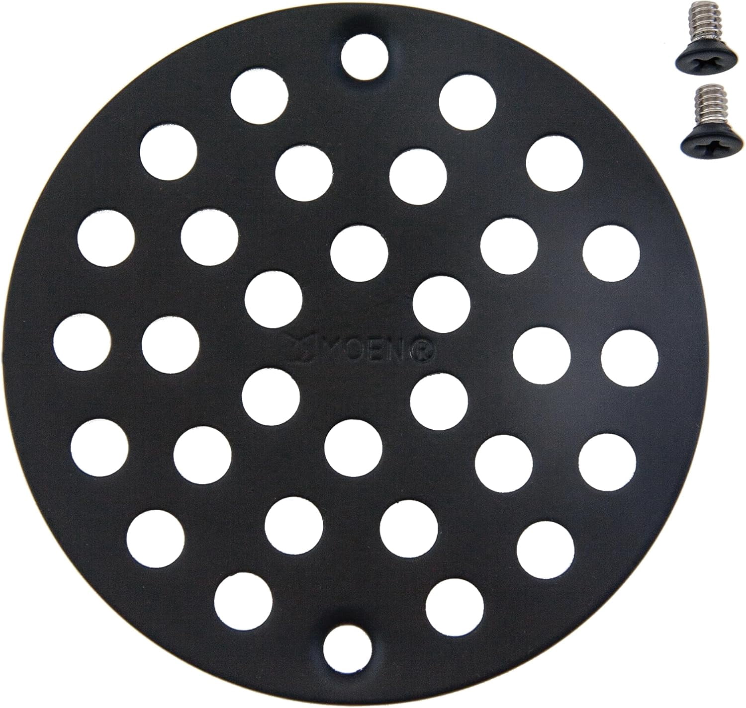 102763WR 4-Inch Screw-In Shower Strainer Drain Cover, Wrought Iron ...