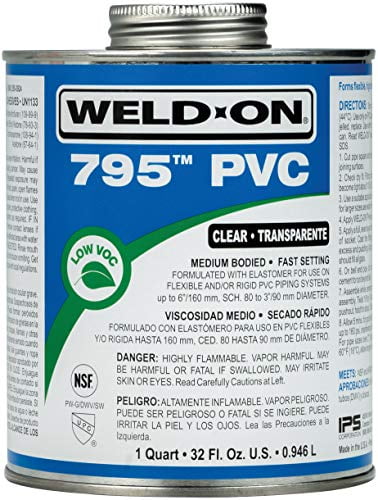 10280 795 Flex PVC Medium-Bodied Plumbing-Grade Solvent Cement - Fast ...
