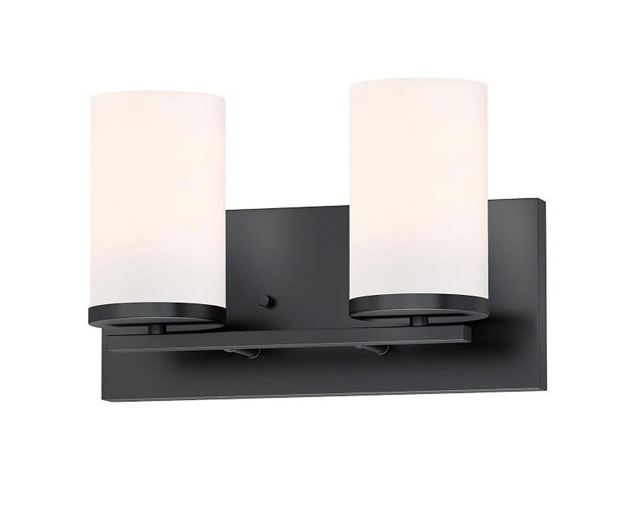 10282SWBK-Maxim Lighting-Lateral - 2 Light Bath Vanity-7.63 Inches Tall ...