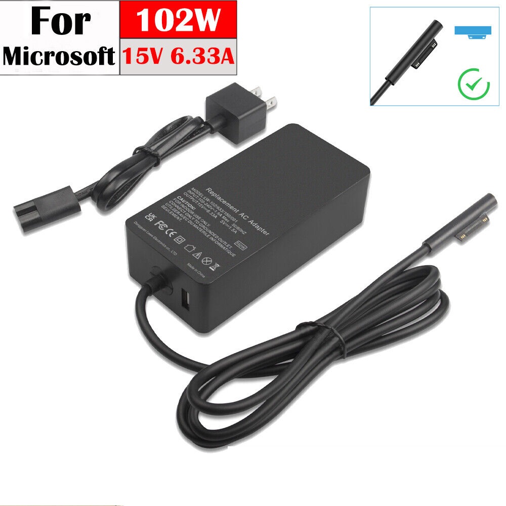 102 W Surface Pro Adapter Charger For Microsoft Surface Pro Book2 ...