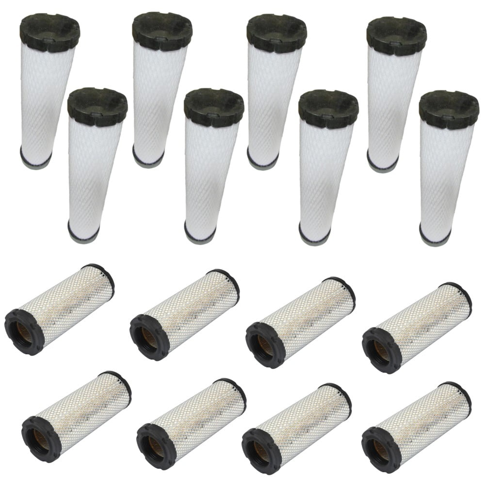 103-1326 Qty 8: Inner and Outer Air Filters Fits Toro Groundsmaster ...
