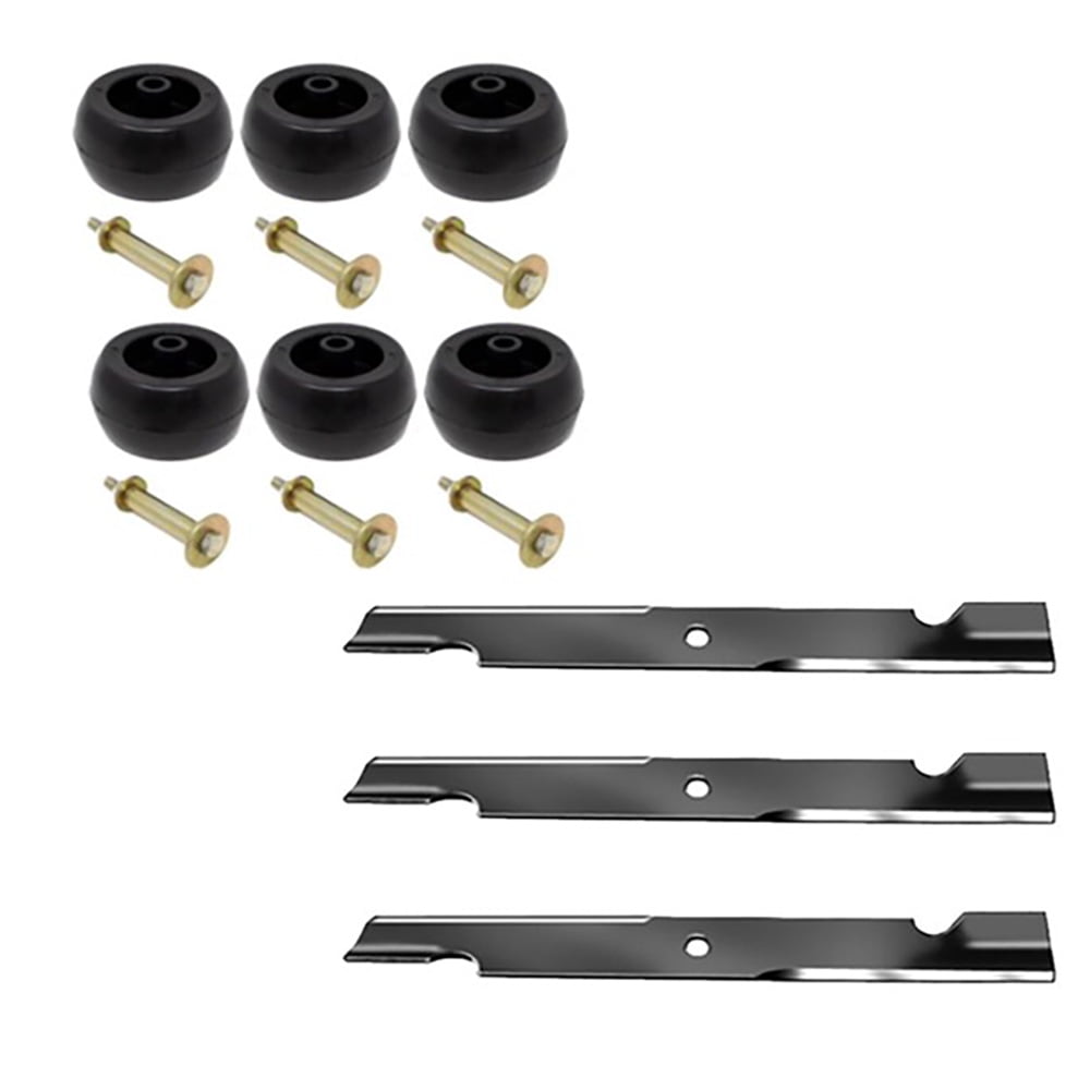 103-3168 Blade & Deck Wheel Kit Fits Exmark Lazer Z Turf Ranger ...