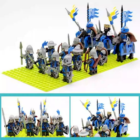 10305 Medieval Soldiers King Lion Knight Castle Building Blocks Mini ...