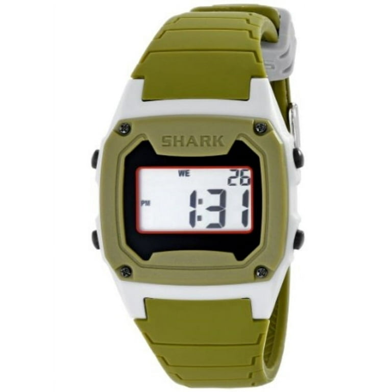 103322 Unisex The Shark Classic Grey Digital Dial Green 103322 Unisex The Shark Classic Grey Digital Dial Green