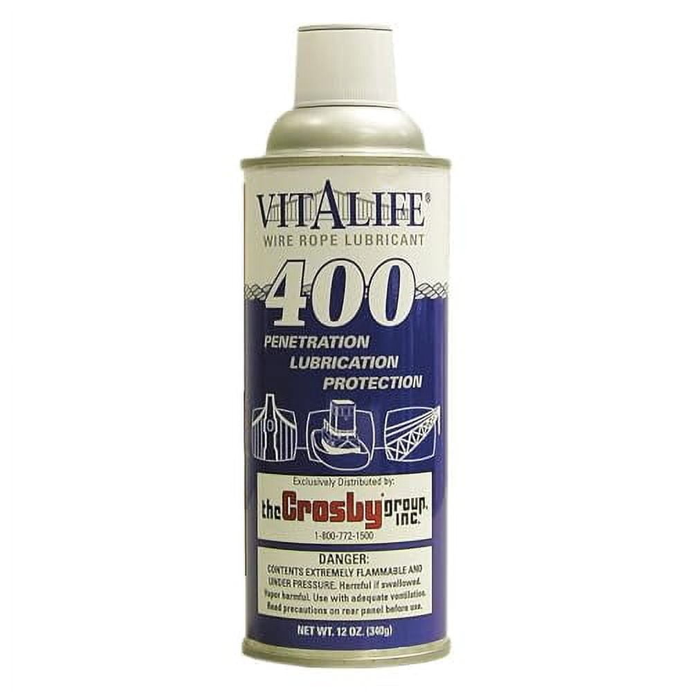 1038946 Vitalife V-400 Standard Wire Rope Lube | 12 Ounce Aerosol Can ...