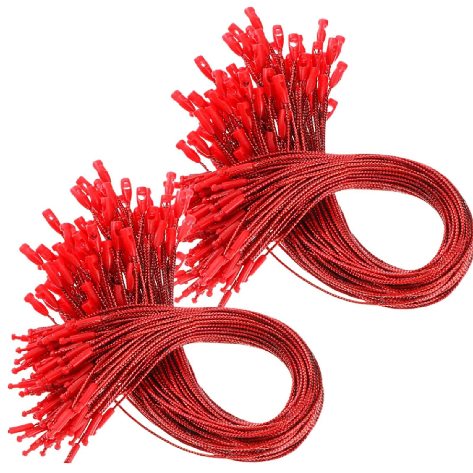 103pcs Gold Christmas Ornament Hanger Strings with Snap Fastener ...