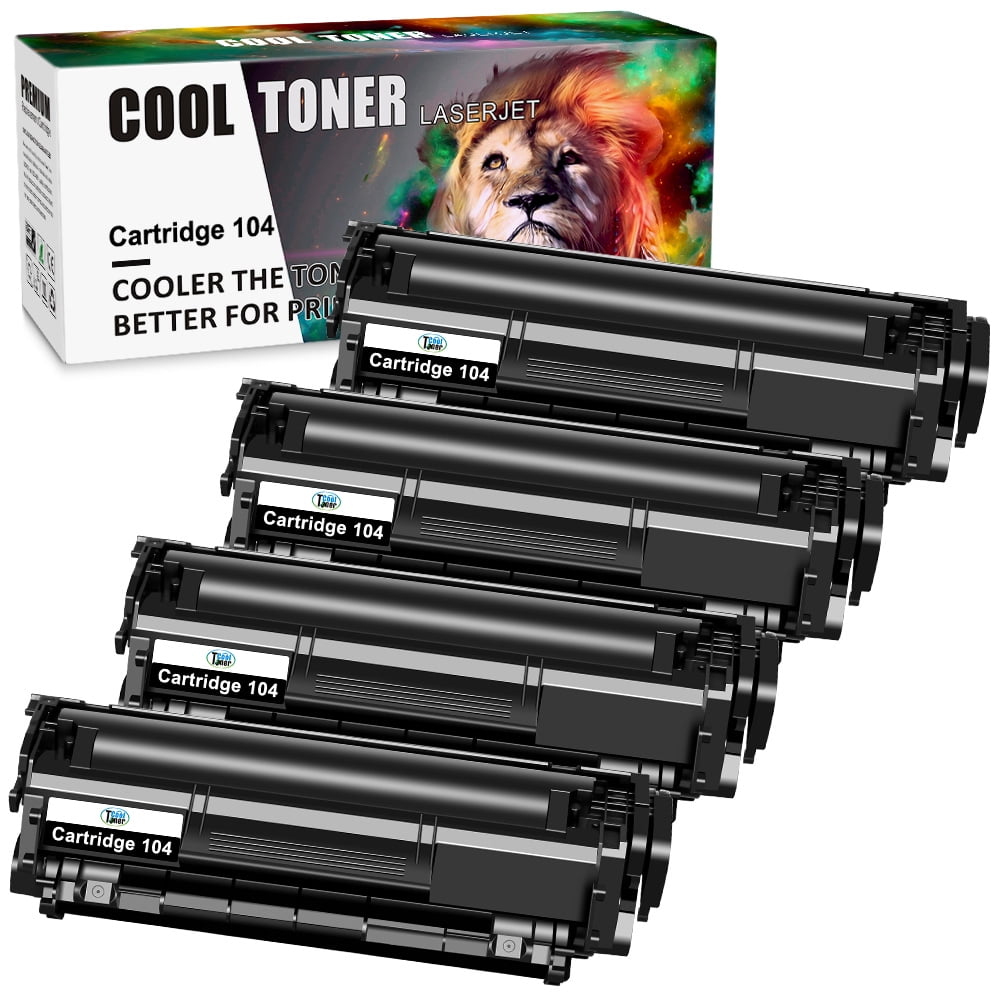 104 Black Toner Cartridge Compatible for Canon Cartridge 104 CRG104 CGR ...