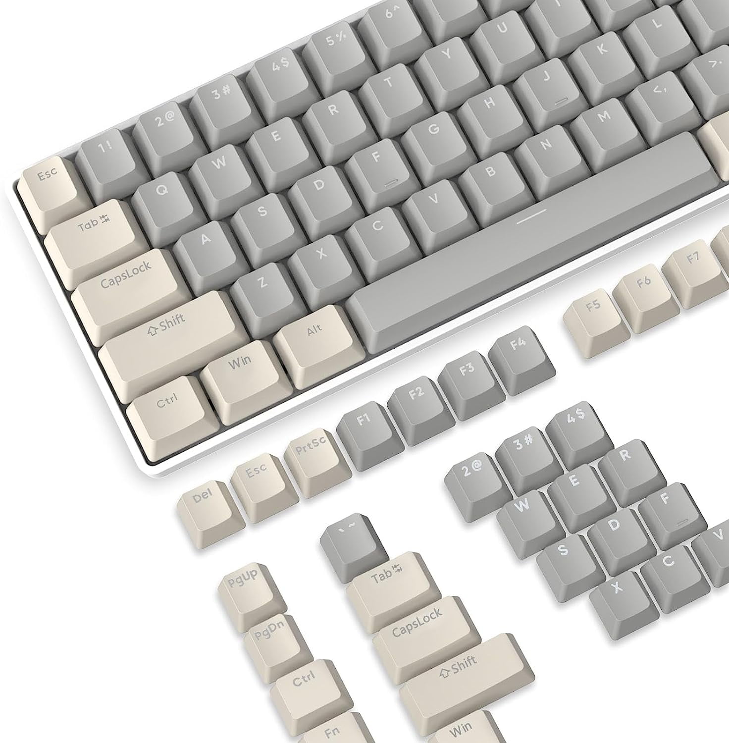 104 Key Custom PBT Keycap Set Double Shot OEM Profile for 61/68/87/98 ...