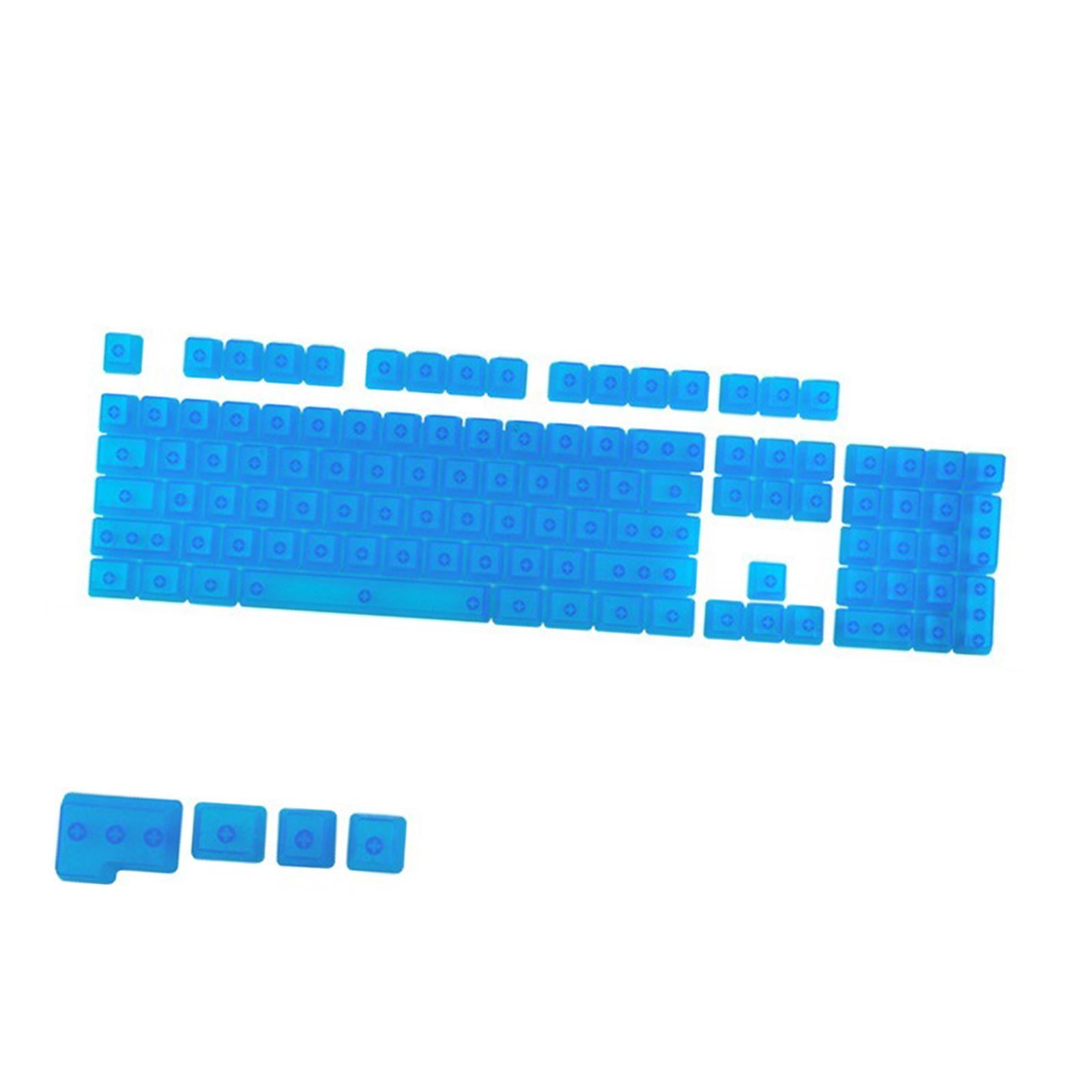 104-Key DIY Transparent Mechanical Keyboards PC Gaming Keyboard ...