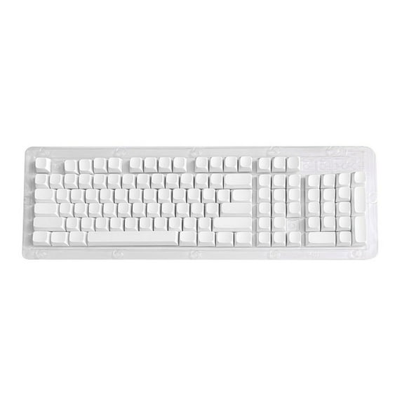 104 Key Minimalist White Blank Keycaps XDA Height PBT Keycap Set For ...