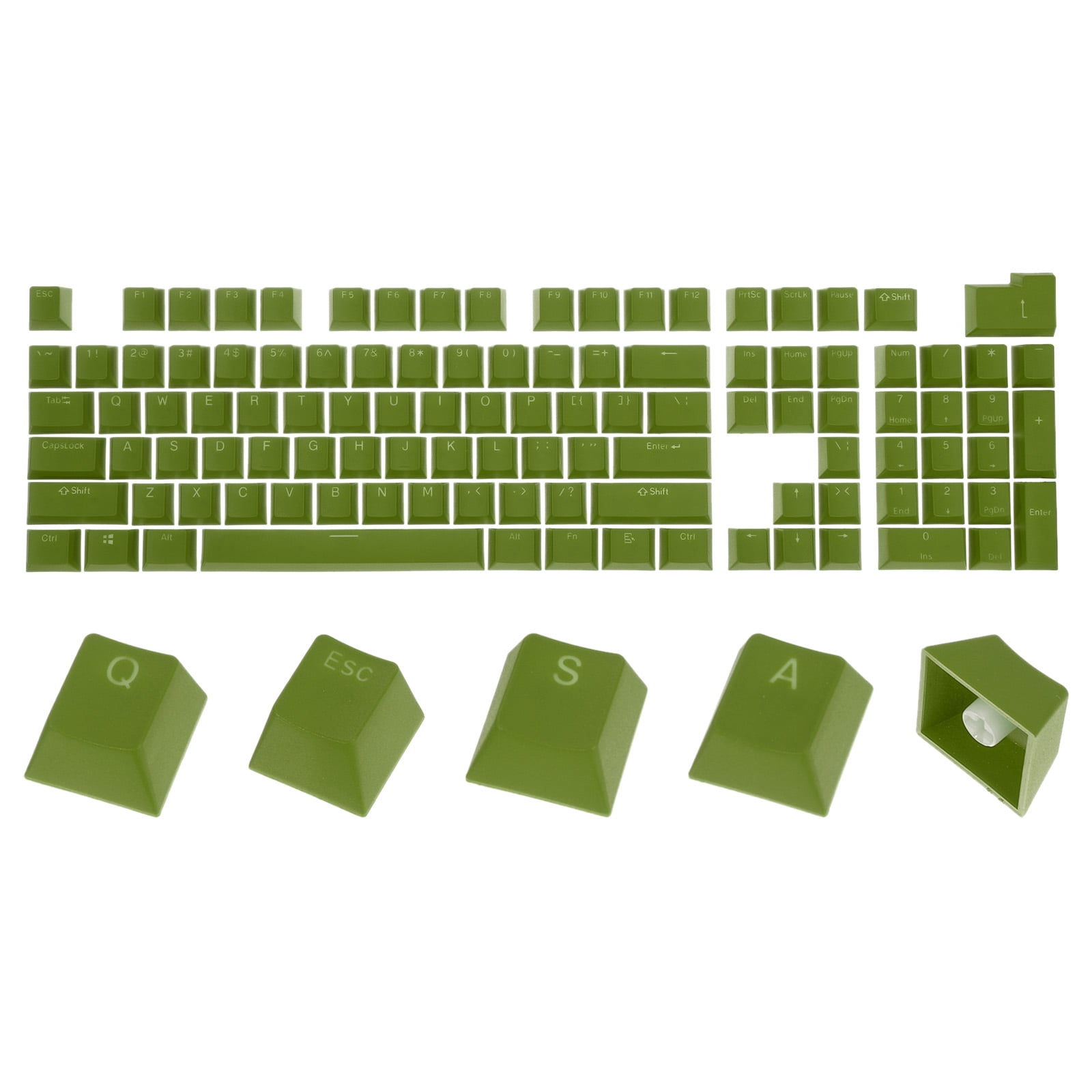 104 Key PBT Keycap Set OEM Profile 60% for 61/68/87/98/100/104 Keys ...