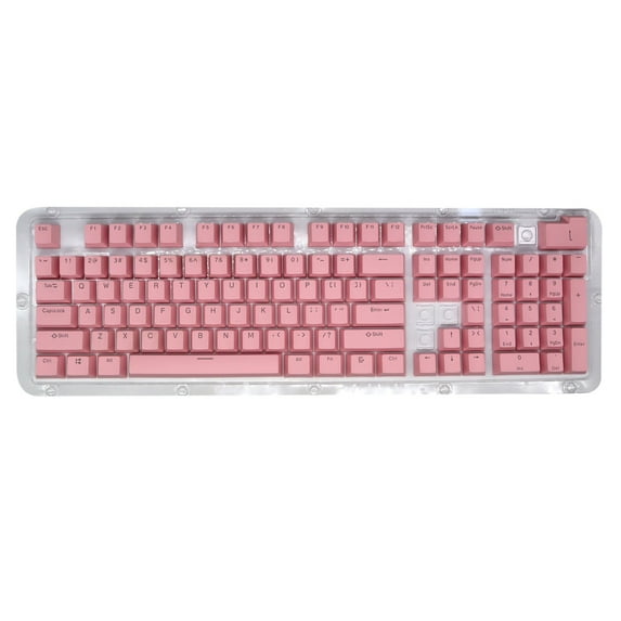 104 Keys Colorful Backlit Mechanical Gaming Keyboard Keycap Replacement ...