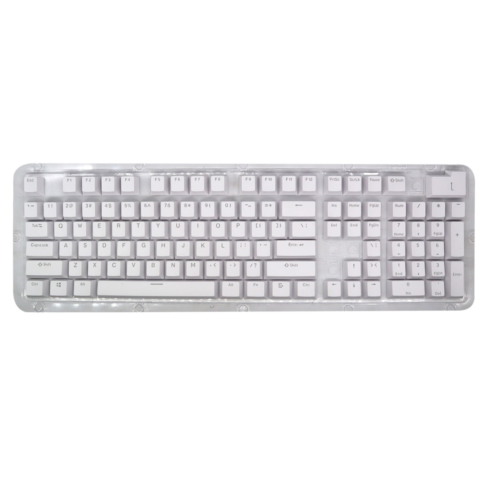 104 Keys PBT Double-Shot Colorful Backlit Keycaps for Mechanical ...