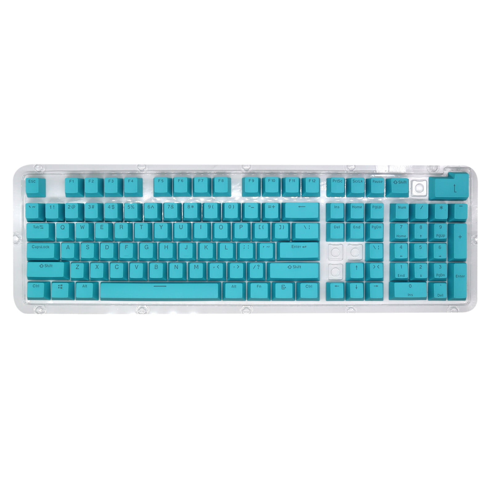 104 Keys PBT Double-Shot Colorful Backlit Keycaps for Mechanical ...