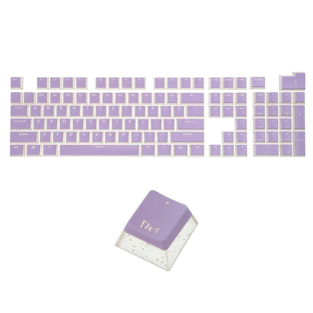 104 Keys Pudding Keycaps Set OEM Profile ABS for 61/87/104 Mechanical ...
