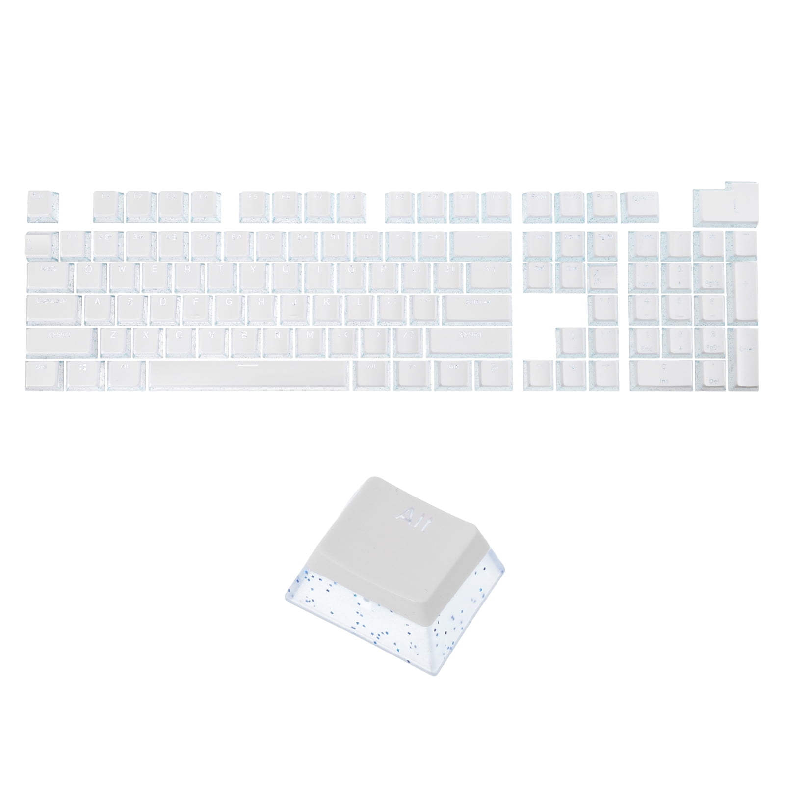 104 Keys Pudding Keycaps Set OEM Profile ABS for 61/87/104 Mechanical ...