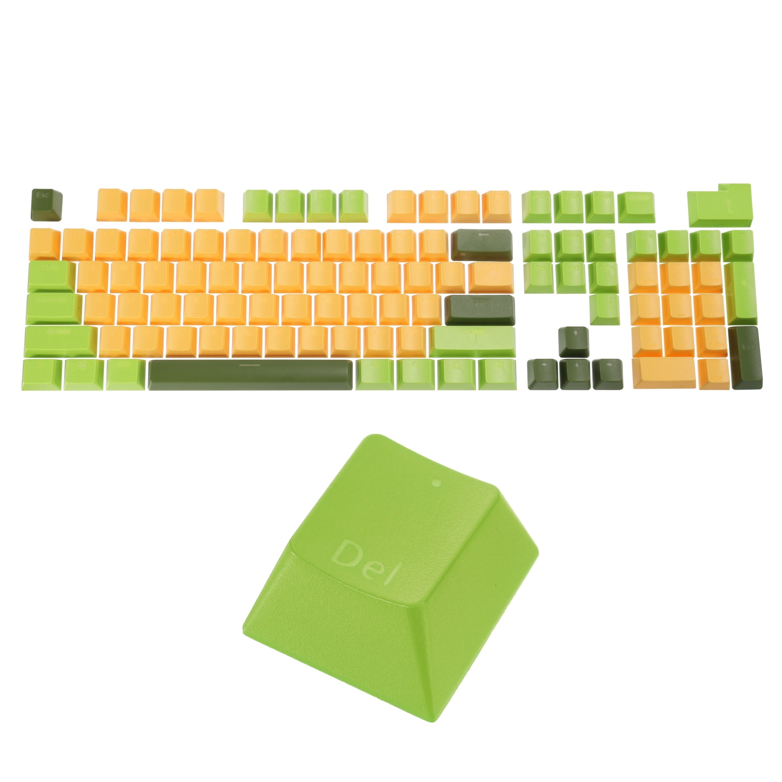 104 Keys Pudding Keycaps Set OEM Profile ABS for Mechanical Keyboard ...