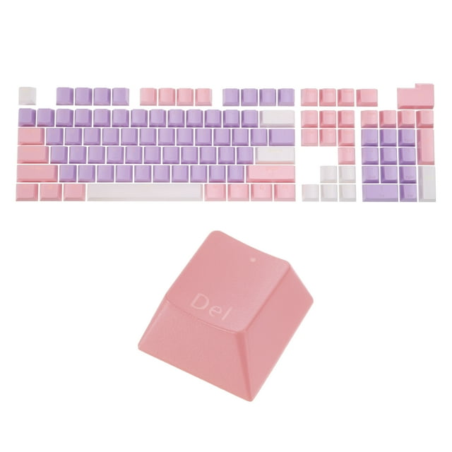 104 Keys Pudding Keycaps Set OEM Profile ABS for Mechanical Keyboard ...
