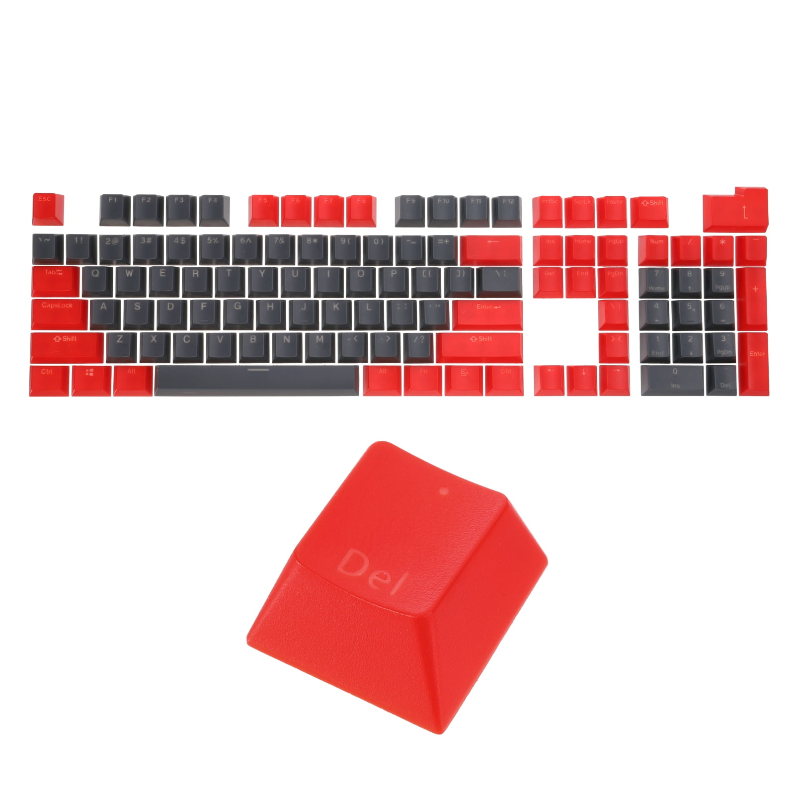 104 Keys Pudding Keycaps Set OEM Profile ABS for Mechanical Keyboard ...