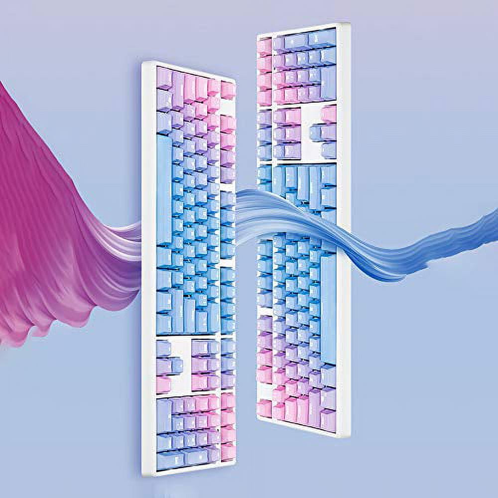 104 Keys Sunset Gradient Backlit Keycaps Thick PBT OEM Profile for ...