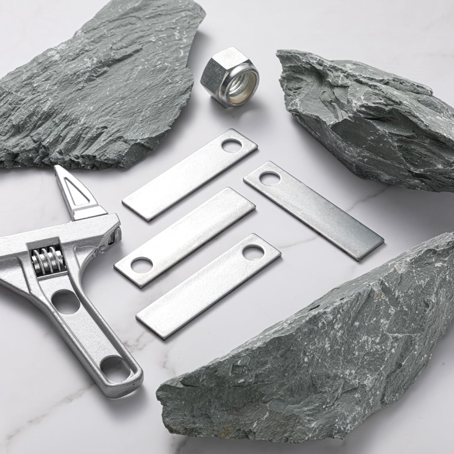 104 Pcs 373-173 Rake Teeth Compatible with Bluebird 5001, 539005001 4 (L) x 1 (W) x 0.12 (T ...