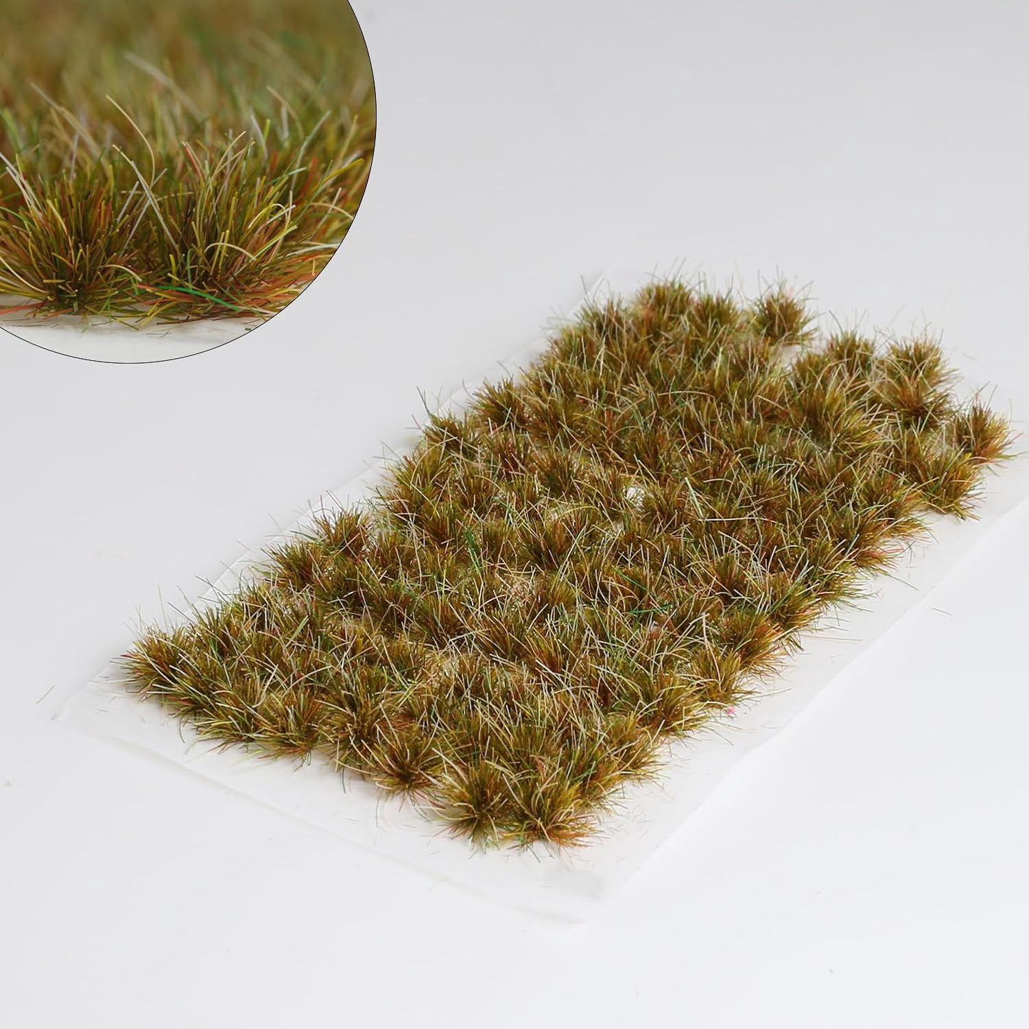 104-pcs 8mm Tall Diorama-Flowers-Grass Model Grass Cluster Rusty Red ...