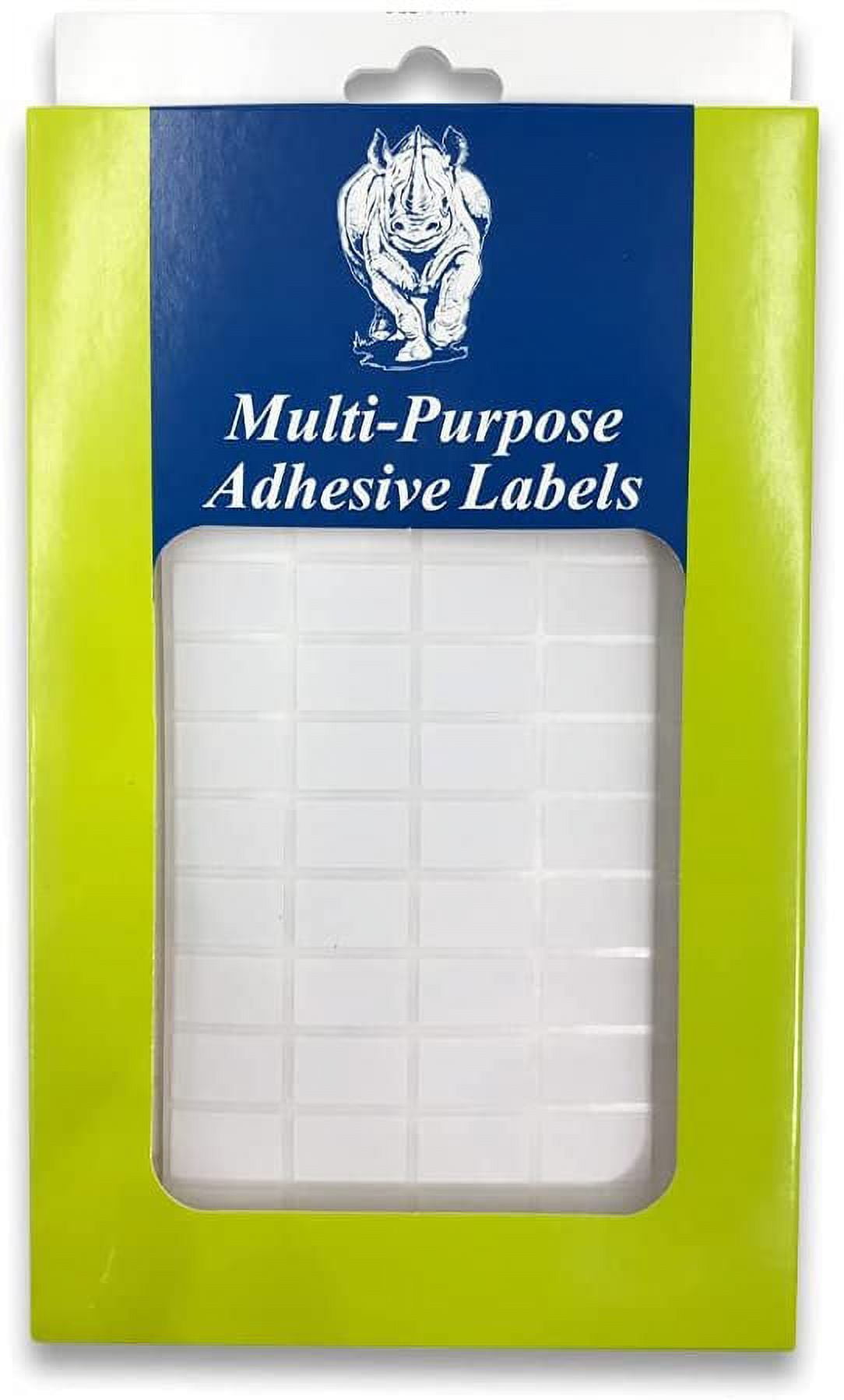 1040 All Purpose Self Adhesive Plain Rectangular White Labels - Easy ...