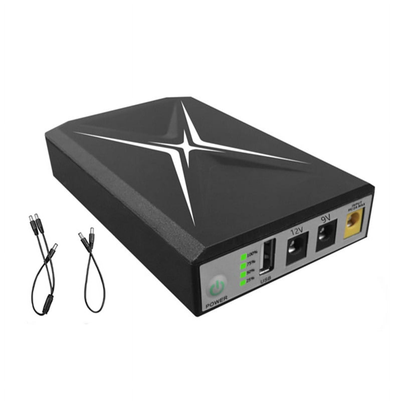 10400MAh DC UPS Uninterrupted Supply Router 9V 12V 18W Battery Backup ...