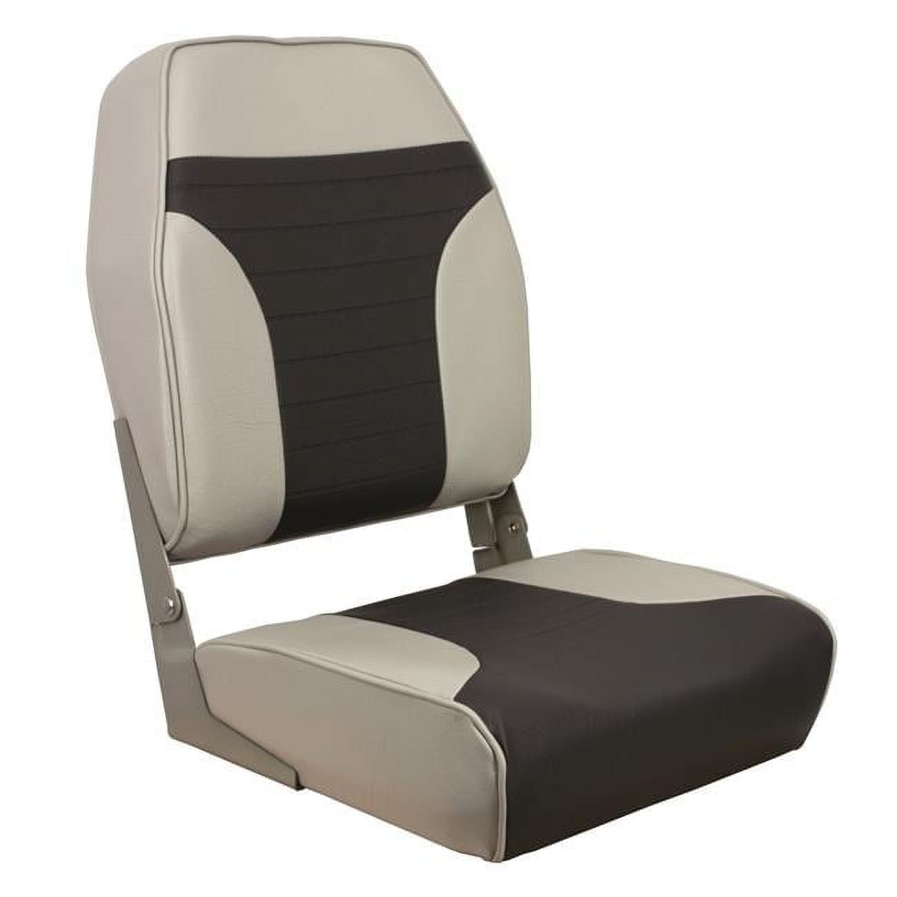 1040663 High Back Folding Chair - Gray & Charcoal - Walmart.com