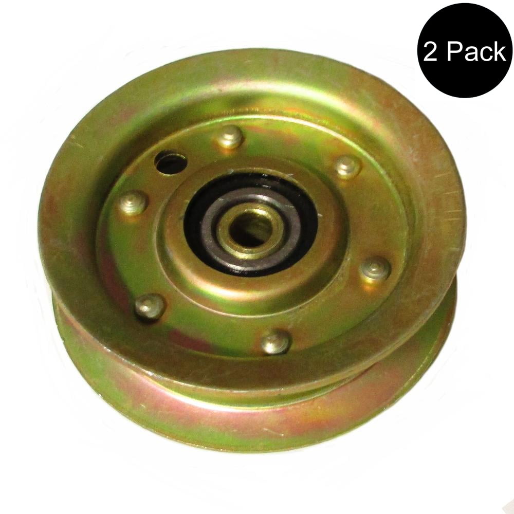 104360X Qty 2: Flat Idler Pulley Fits Craftsman 917.250550 917.252500 ...
