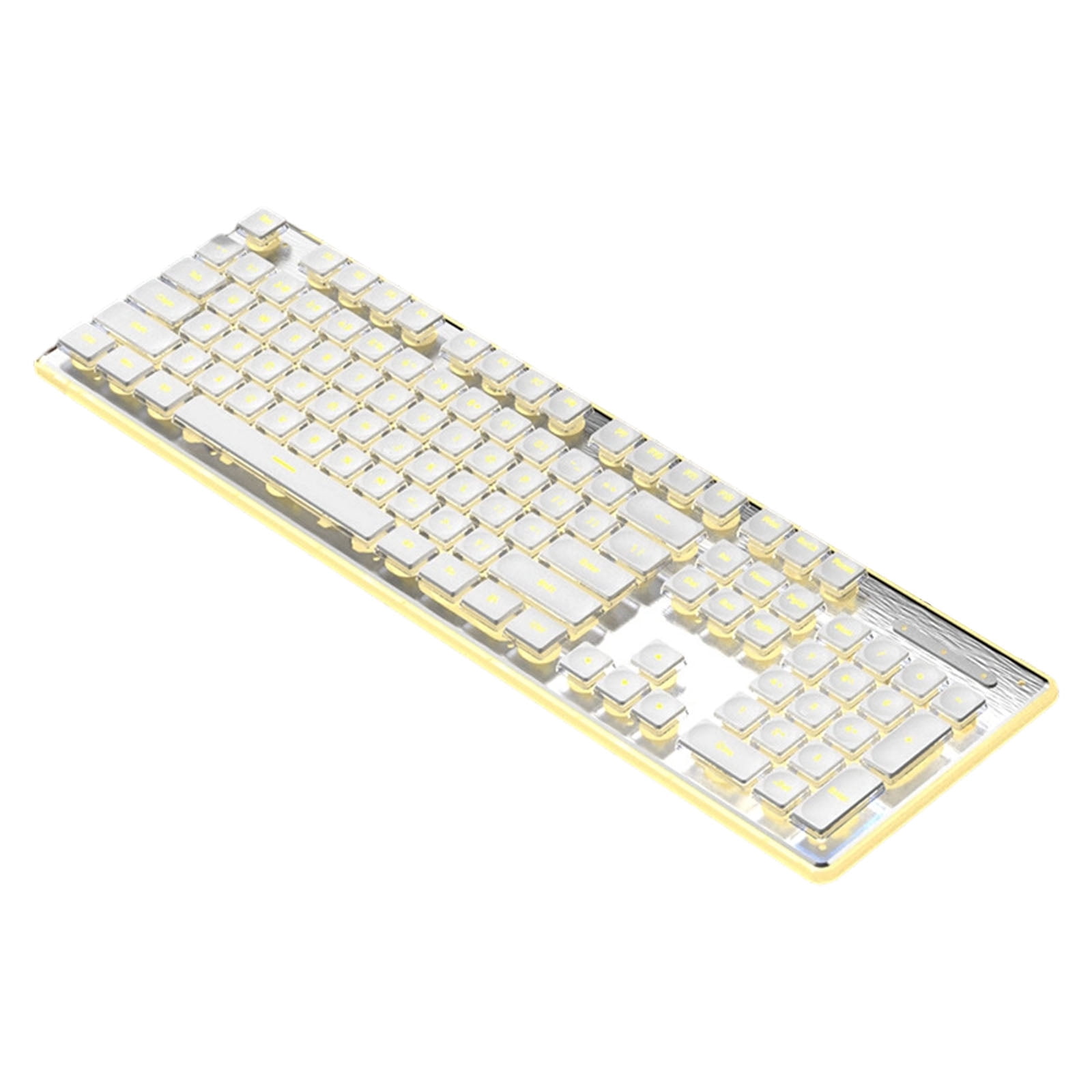 104Key Full Size Silents Mechanical Keyboards USB Cord With Colorful ...