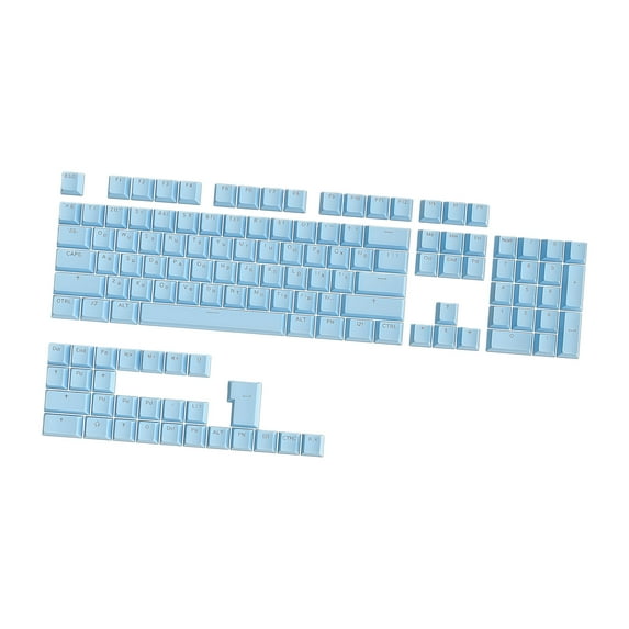 104Keys Russian Keycaps OEM Profile ABS Backlit Keycaps Dye Sublimation ...