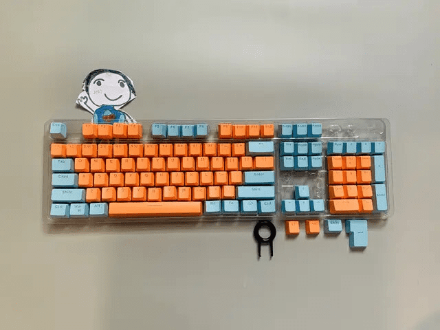 104Pc Set Keyboard ABS Computer Backlit Key Cap Keycaps For Mechanical ...