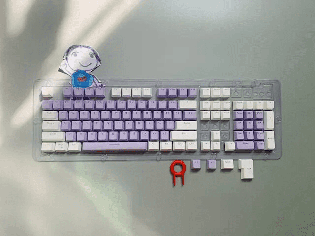 104Pc Set Keyboard ABS Computer Backlit Key Cap Keycaps For Mechanical ...