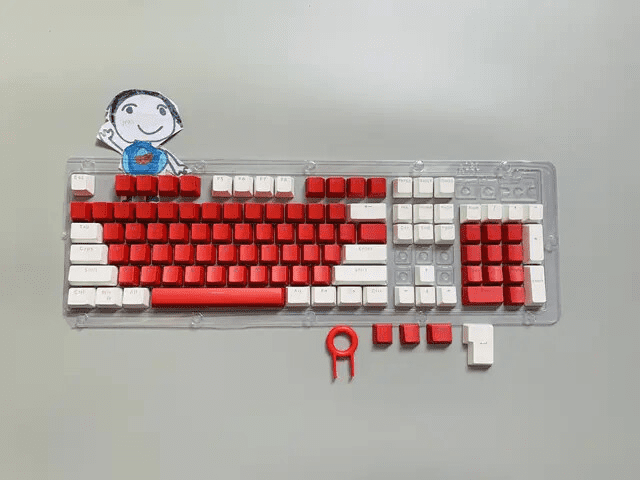 104Pc Set Keyboard ABS Computer Backlit Key Cap Keycaps For Mechanical ...