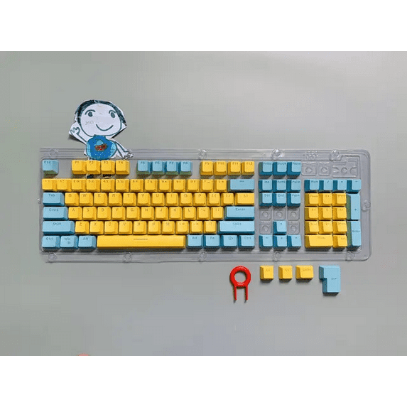 104Pc Set Keyboard ABS Computer Backlit Key Cap Keycaps For Mechanical ...