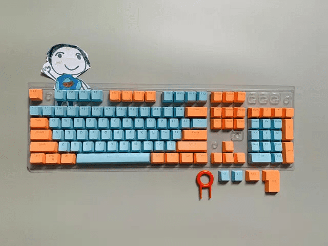 104Pc Set Keyboard ABS Computer Backlit Key Cap Keycaps For Mechanical ...