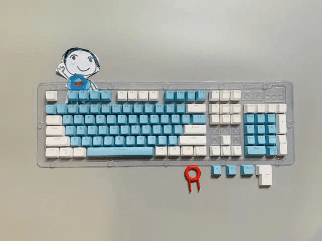 104Pc Set Keyboard ABS Computer Backlit Key Cap Keycaps For Mechanical ...