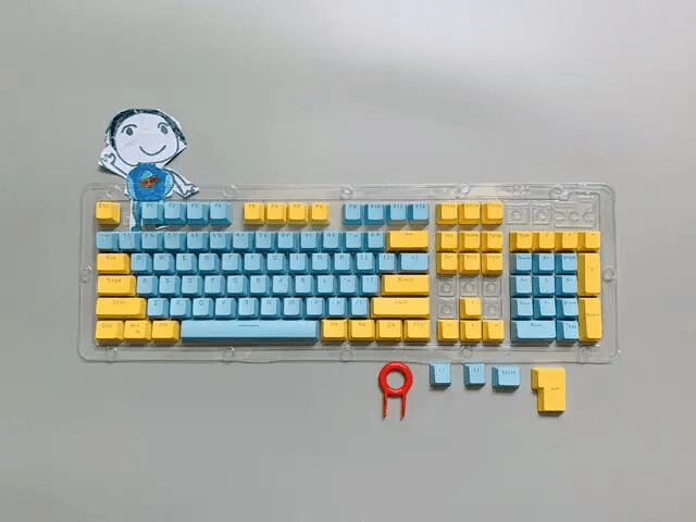 104Pc Set Keyboard ABS Computer Backlit Key Cap Keycaps For Mechanical ...