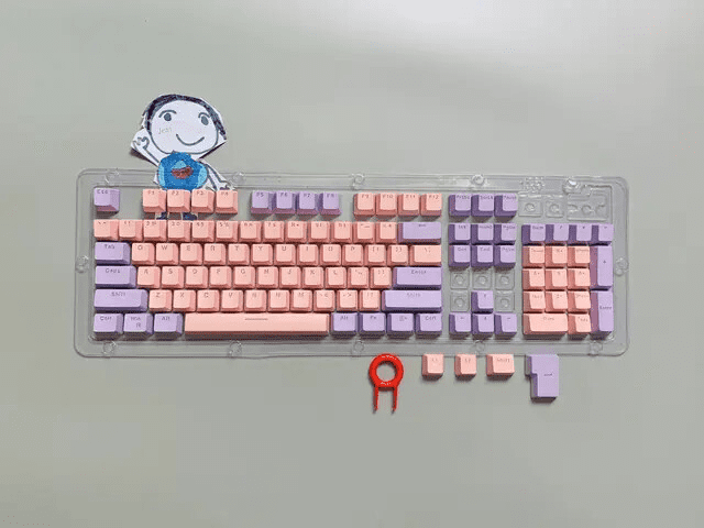 104Pc Set Keyboard ABS Computer Backlit Key Cap Keycaps For Mechanical ...