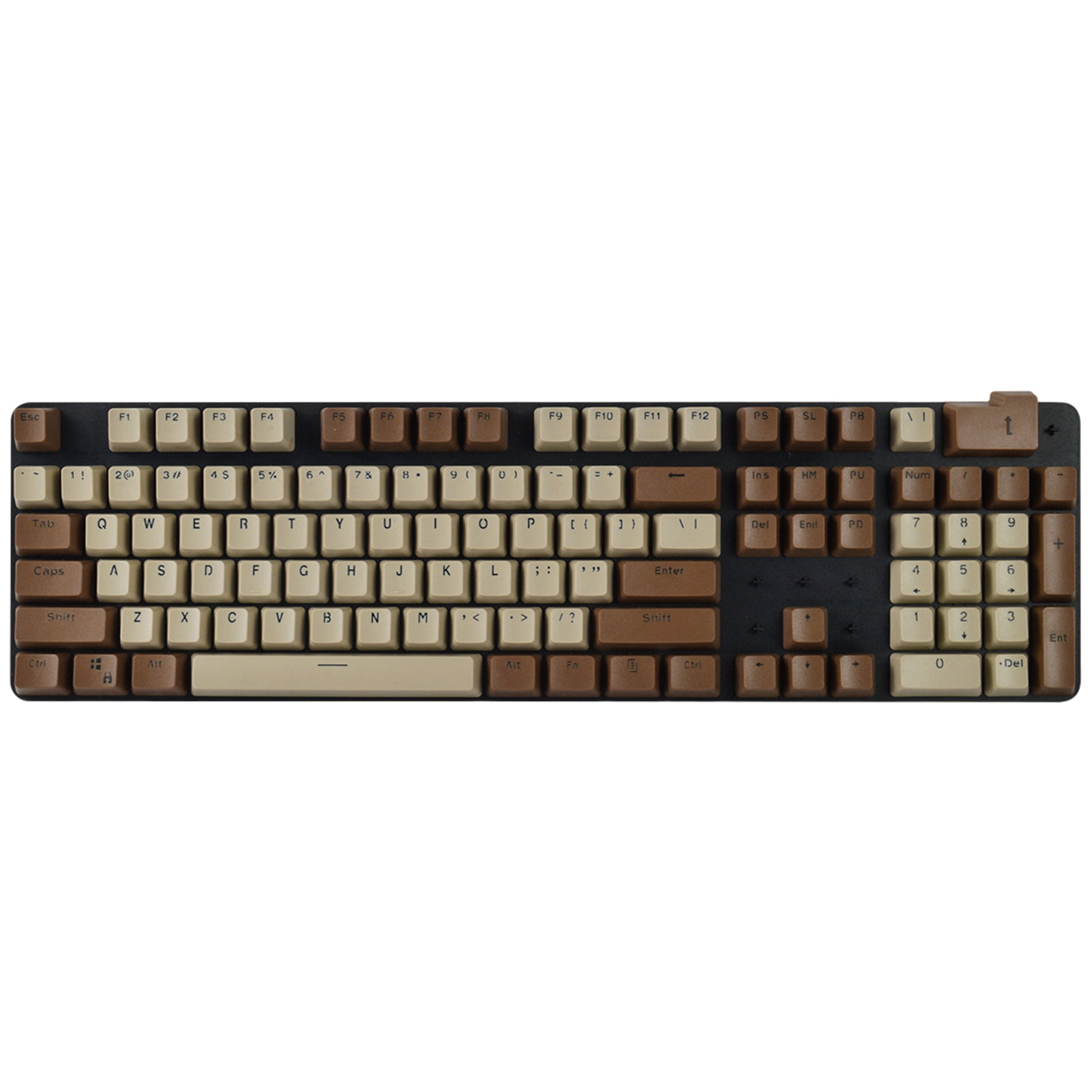 104Pcs Keyboard Keycaps Design Bright Color Fade-Resistant Decorative ...